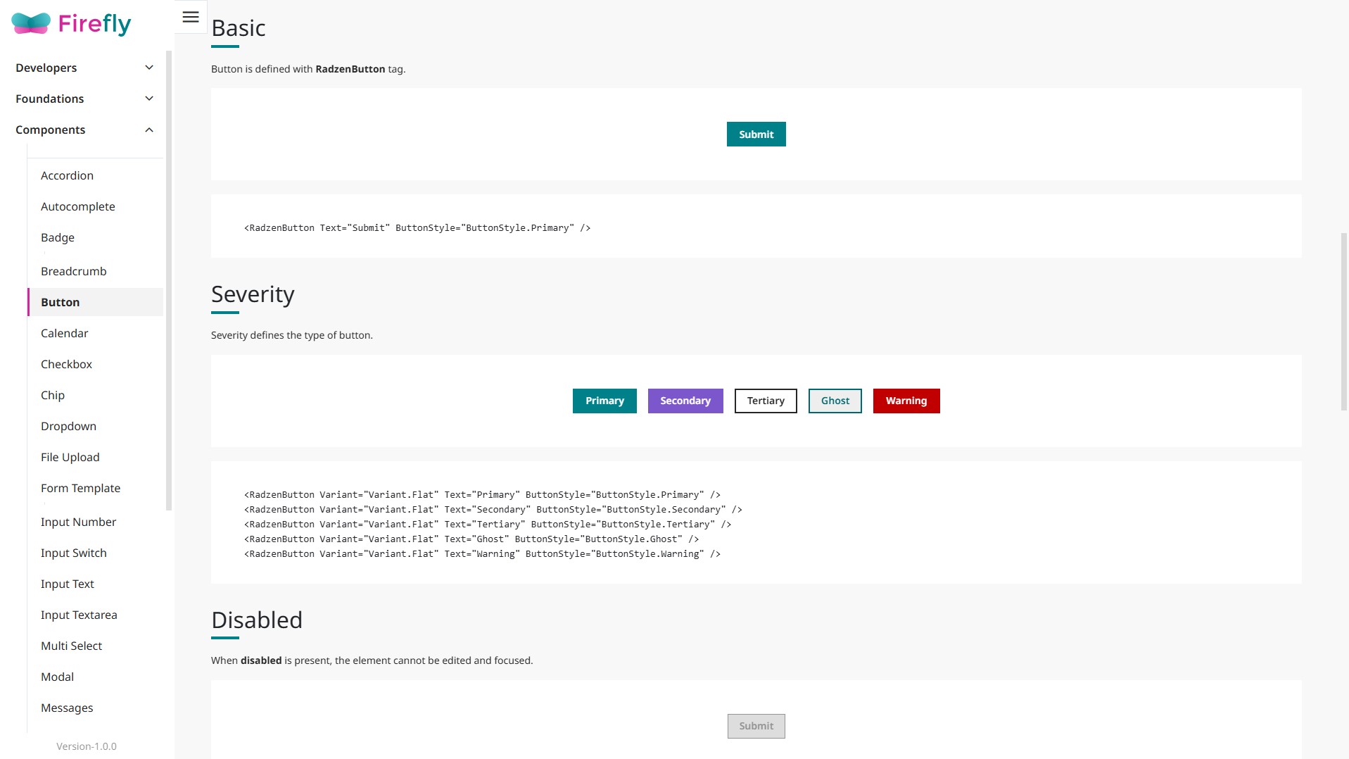 Firefly Design System